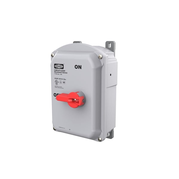 Hubbell Wiring Device-Kellems Disconnect Switch, Nonfusible, 3PST ...