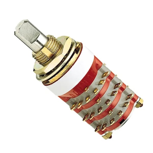 Grayhill Rotary Switch, 2 Positions, 6Pdt, Latched, 0.25A, 28Vdc ...