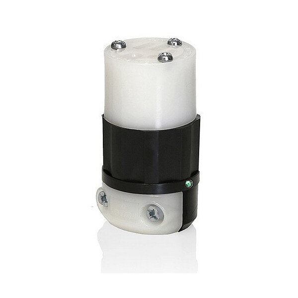 Leviton Locking Connector, L6-15R, 15 A, 250V AC, Single Phase, 2 Pole ...