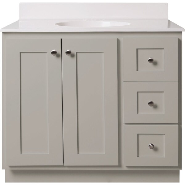 Bertch Storage Solutions 36'' Wx34-1/2'' Hx21''D Harbor Vanity Base ...