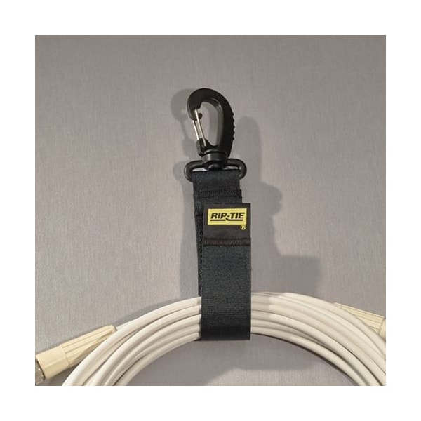 Rip-Tie Cable Wrap, 9 in, 1 in W, Grey, 2 PK J-09-002-GY | Zoro