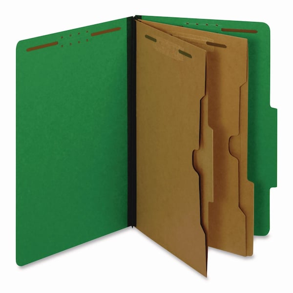 Pendaflex Pressboard Folders, 2/5 Tab, Exp 2.5", 2 Full-Pocket Dividers ...