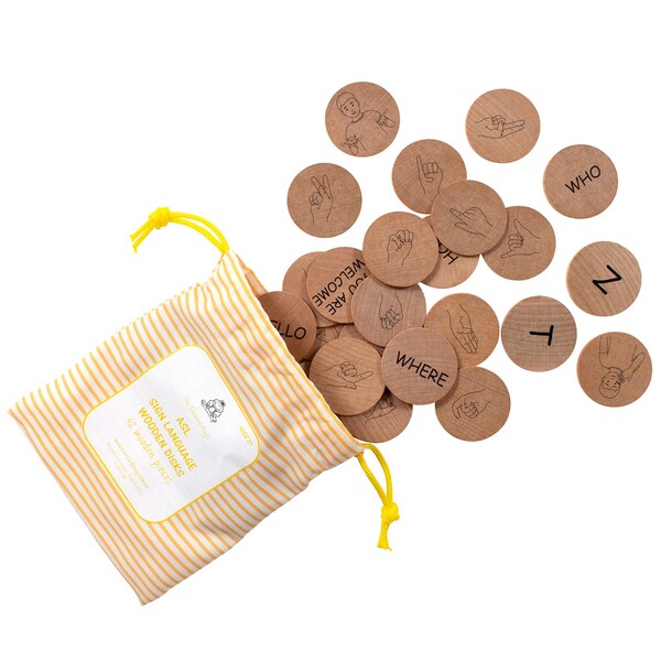 The Freckled Frog Matching Pairs, ASL Sign Language, USA Version FF3014 ...