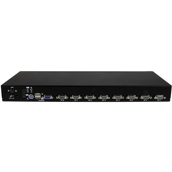 Startech.Com 8 Port 1U Rackmount USB PS/2 KVM Switch SV831DUSB | Zoro