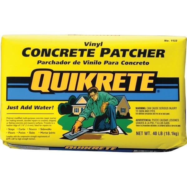 Quikrete Quikrete 1133-40 Concrete Patch, 40 lb Bag 1133-40 | Zoro
