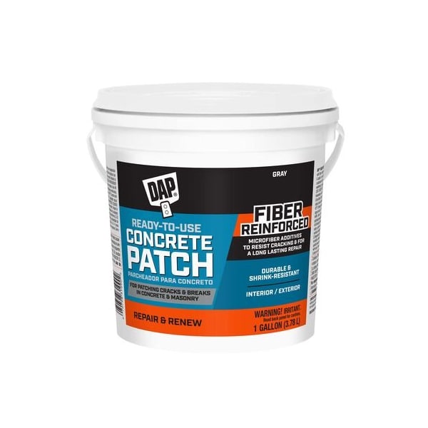 Dap Concrete Repair Compound, Pail, Gray, Ready-Mixed Concrete Patch ...