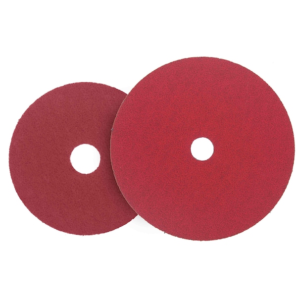 C-Prime Resin Fibre Discs - Premium Ceramic, 5in x 7/8, Grit 36, 25PK ...
