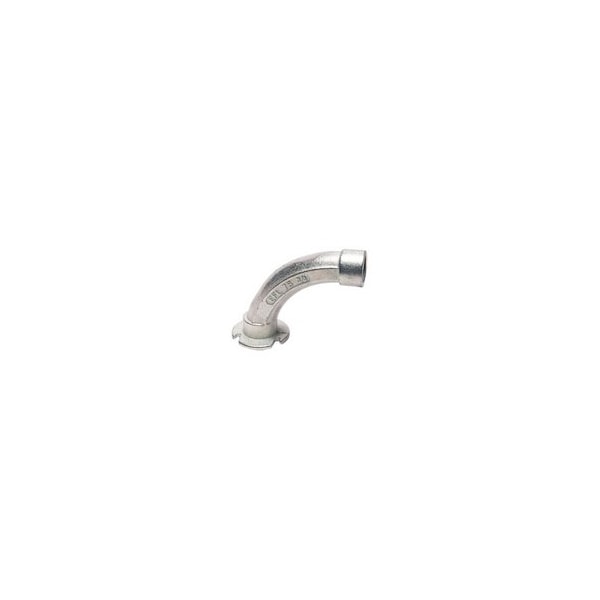 O-Z/Gedney Conduit Fittings, 1/2'', Zinc Plated, Malleable Iron, 90D ...