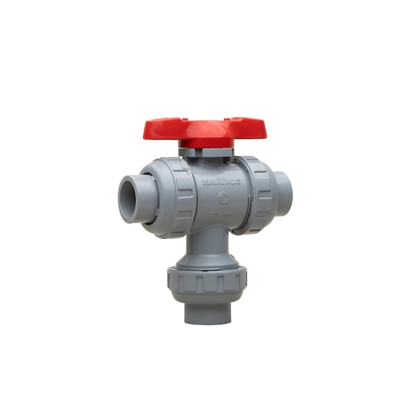 Asahi Valve, Multiport Ball, 2-1/2", CPVC, EPDM, T 2517025 | Zoro