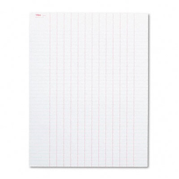 Tops Data Pad with Plain Column Headings 81/2 x 11 White 50 Sheets/Pad ...