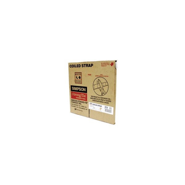 Simpson Strong-Tie 1-14 in. x 150 ft. Galvanized Steel 16 Gauge Coiled ...