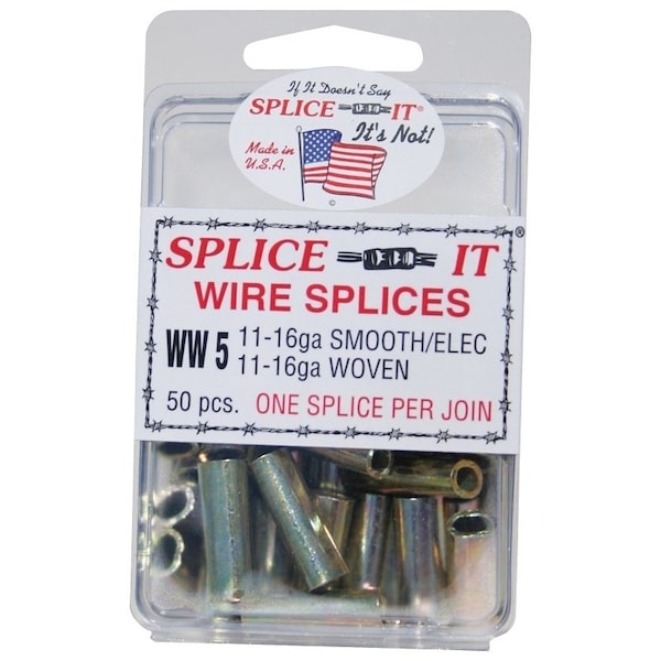 New Farm Wire Splice, Stainless Steel, For: 11 to 16 ga Smooth ...