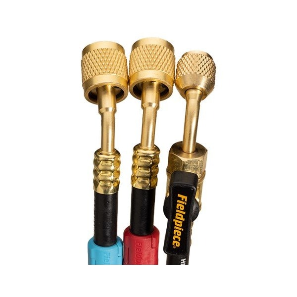 Fieldpiece Hose Set, 5 ft L, Black, 800 psi HR3C | Zoro