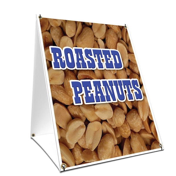 Signmission Roasted Peanuts 1, 24 Inch x 18 Inch A-frame Yard Sign ...
