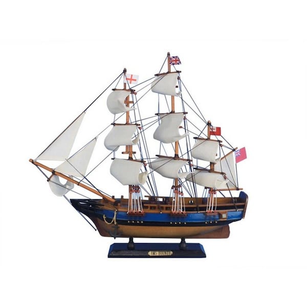 Handcrafted Decor Wooden HMS Bounty Tall Model Ship- 20 in. Bounty-20 ...