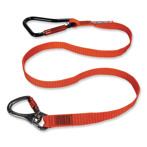 Ergodyne Squids 3149 Tool Lanyard with XL + Swivel Carabiners, 80lb Max ...