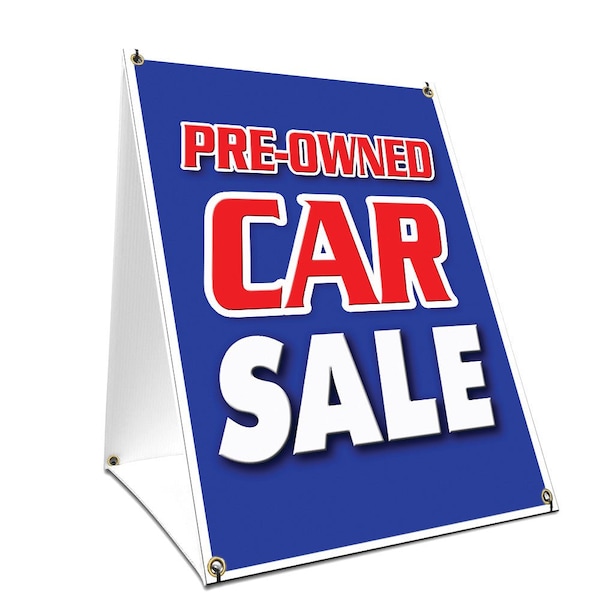 Signmission Pre-owned Car Sale, 24 Inch x 18 Inch A-frame Yard Sign ... Signmission Pre-owned Car Sale, 24 Inch x 18 Inch A-frame Yard Sign ...