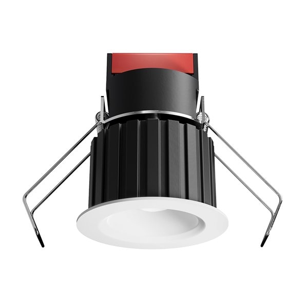 Elco Lighting 1in Round Recessed Oak Downlight, 625lm, 3000K, 28 ...