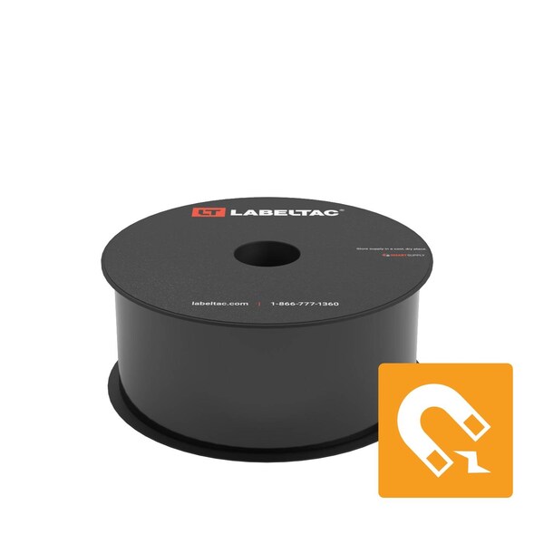 Labeltac Magnetic Supply 2in x 25ft LT4/Pro X, Black LT203M | Zoro