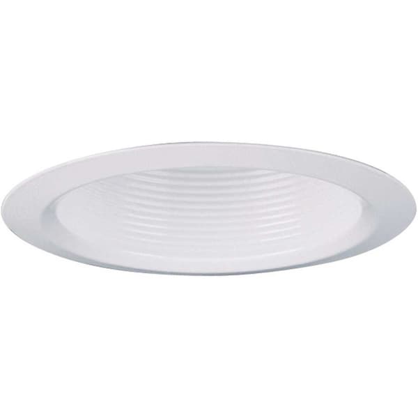 Lithonia Lighting 4 in. Matte White Recessed Incandescent Baffle ...