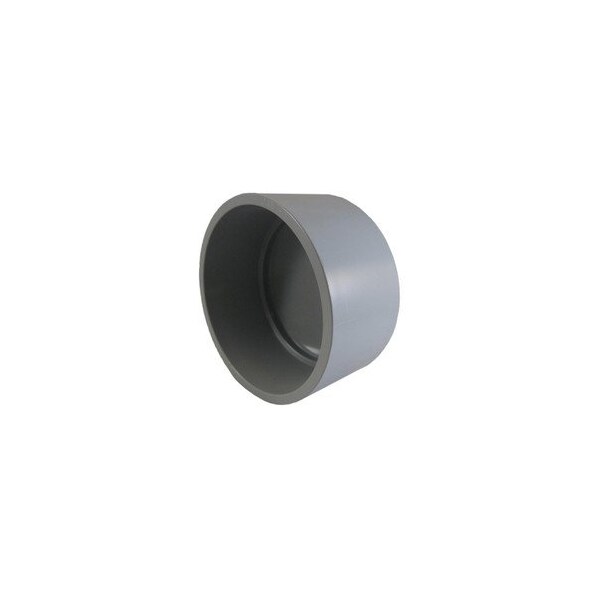Pvc Pipe and Tube PVC 6-IN S40 END CAP | Zoro