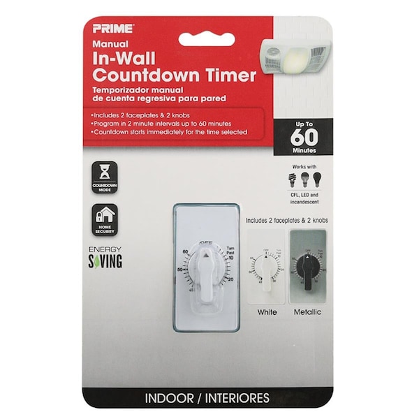 Cuaderno Indoor Spring Wound Timer, White CU3300242 | Zoro