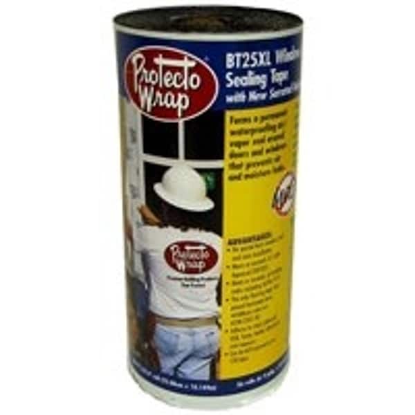 Protecto Wrap BT25XL Window and Door Flashing Tape, 75 ft L, 4 in W ...