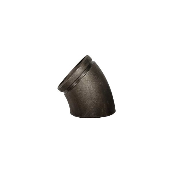 Industrial Choice Groove by Weld 45 Elbow SCH20 6 inch Steel GVW-45-6 ...