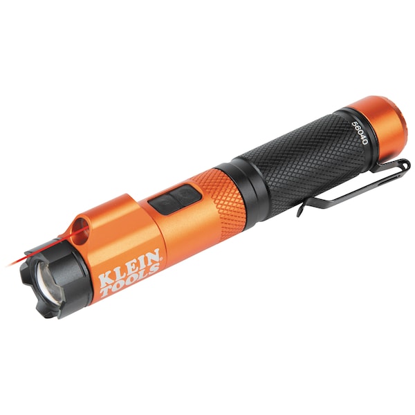 Klein Tools Rechargeable Focus Flashlight with Laser 56040 | Zoro