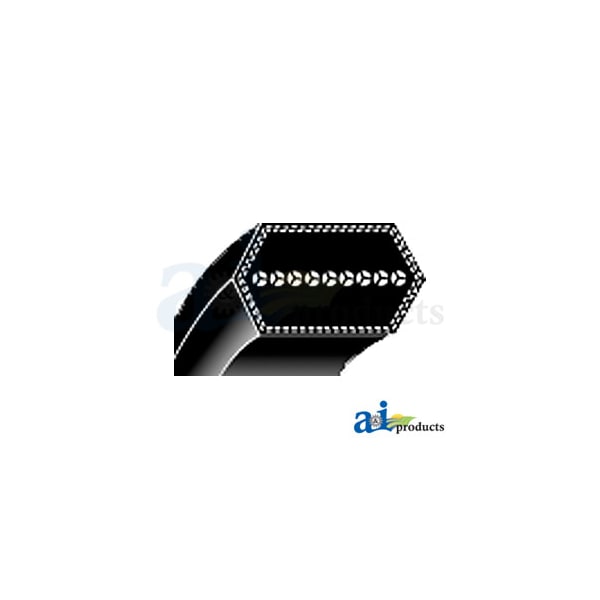 A & I Products Double V-Belt (5/8" X 125") 19" x5" x2" A-BB122 | Zoro
