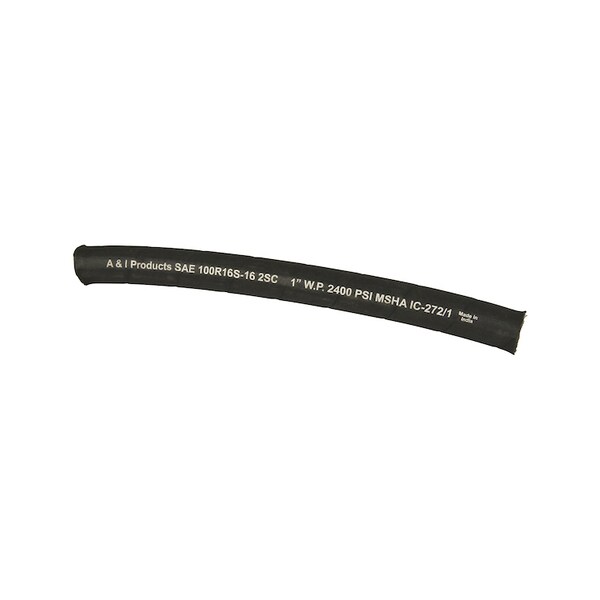A & I Products 1"- 2 Wire Compact Hyd Hose 19" x18" x18" A-P100R16-16 ...