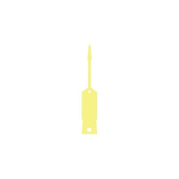 Asp Large Self-Lock Key Tags, 5" X 1 3/16", 1000 Per Pack: Yellow Pk ...