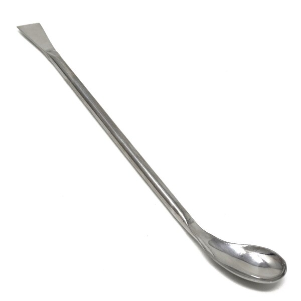 A2Z Scilab Double Ended Ellipso Square & Angled Left Spoon Lab Spatula ...