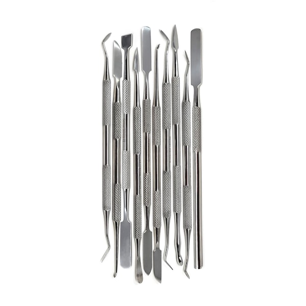 A2Z Scilab 10 Pc Wax Mixing Clay Carving Tool Set Stainless Steel ...