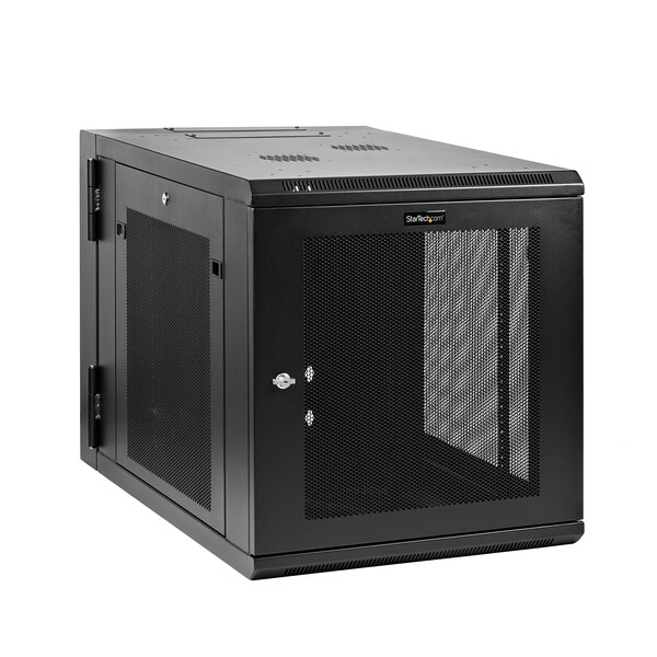 Startech.Com 12U Server Rack Enclosure with Hinge - Wall Mount Rack ...