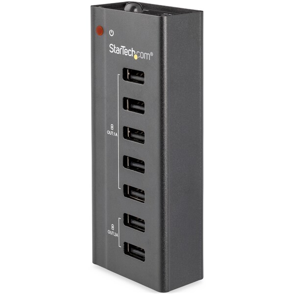 Startech.Com 7 Port USB Charging Station with 5x 1A Ports and 2x 2A ...