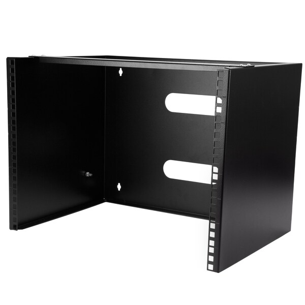 Startech.Com 8U Wall-Mount Rack for Equipment 12in. Deep - Network Rack ...