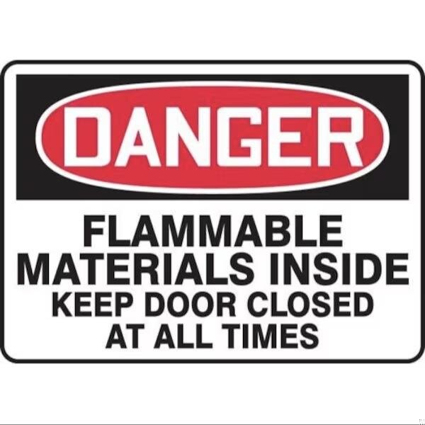 Accuform OSHA DANGER SAFETY SIGN FLAMMABLE MCHL101XT MCHL101XT | Zoro