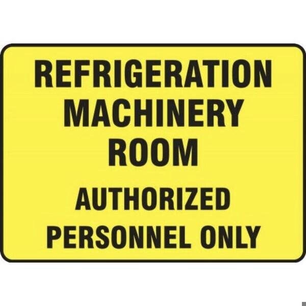 Accuform SAFETY SIGN REFRIGERATION MACHINERY MEQT500VA MEQT500VA | Zoro