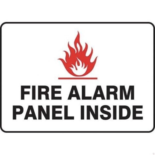 Accuform SAFETY SIGN FIRE ALARM PANEL INSIDE MEXG527XP MEXG527XP | Zoro