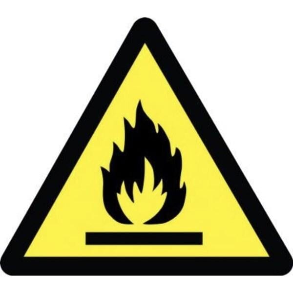 Accuform ISO WARNING SAFETY SIGN FIRE HAZARD MISO419VP MISO419VP | Zoro