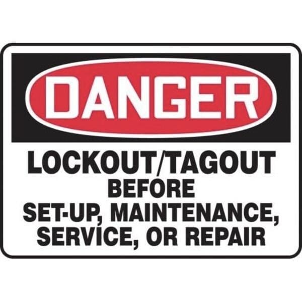 Accuform OSHA DANGER SAFETY SIGN LOCKOUTTAG MLKT017VA MLKT017VA | Zoro