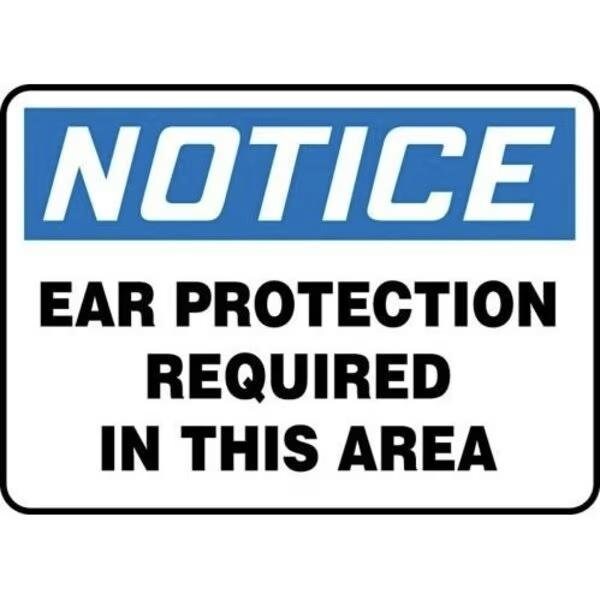 Accuform OSHA NOTICE SAFETY SIGN EAR MPPA810XL MPPA810XL | Zoro