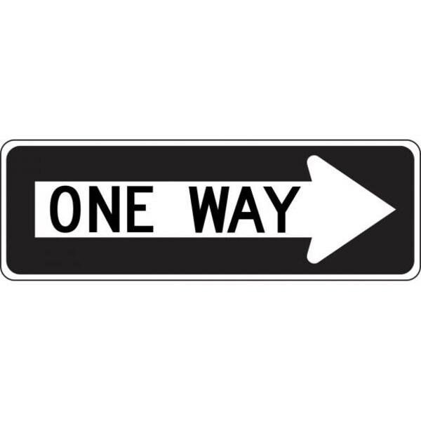 Accuform LANE GUIDANCE SIGN ONE WAY IN RIGHT MR61RDP MR61RDP | Zoro