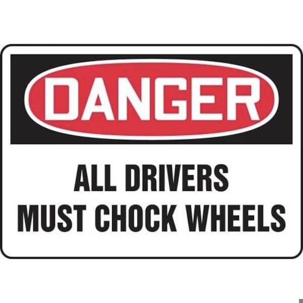 Accuform OSHA DANGER Safety Sign ALL DRIVERS MVHR289XT MVHR289XT | Zoro