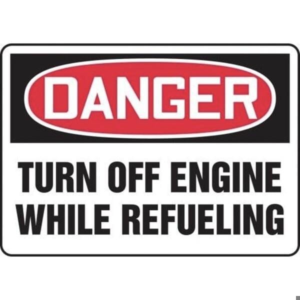Accuform OSHA DANGER Safety Sign TURN OFF MVHR293VA MVHR293VA | Zoro