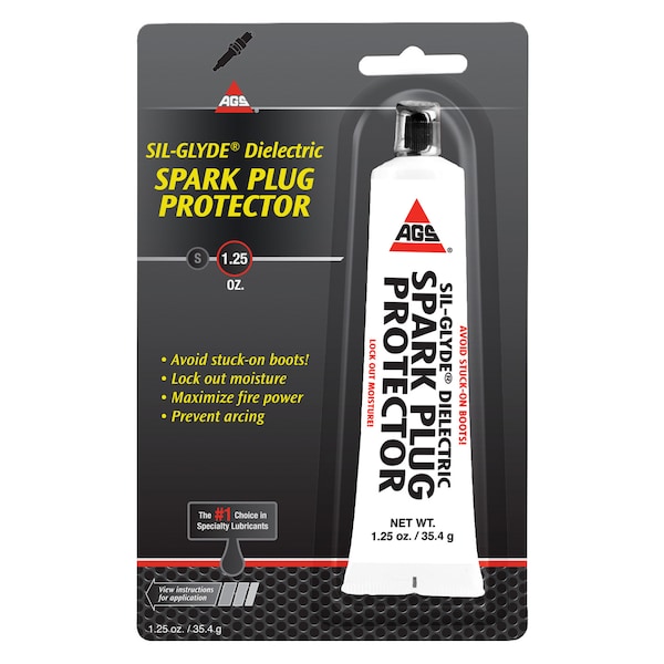 Ags Spark Plug Boot Protector Dieelectric Grease, 1.25 oz SP-2 | Zoro