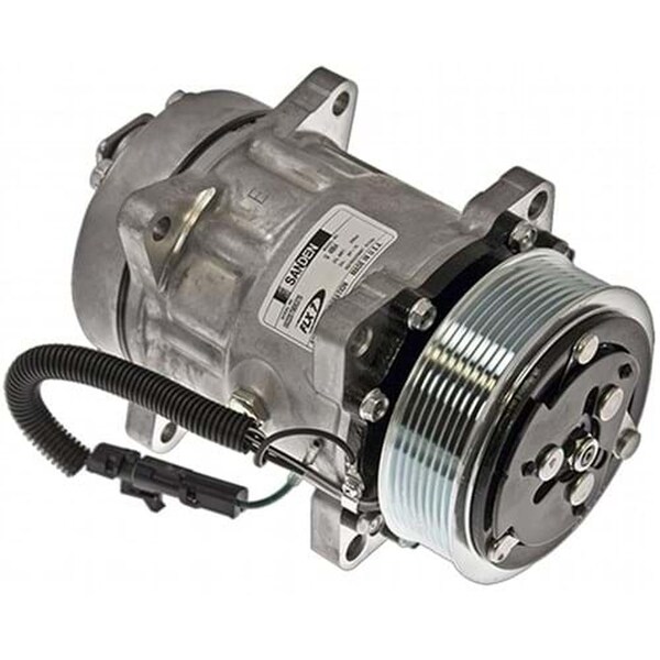 Aftermarket 8814864 Sanden SD7H15HD FLX7 Compressor, w 8 Groove Clutch ...