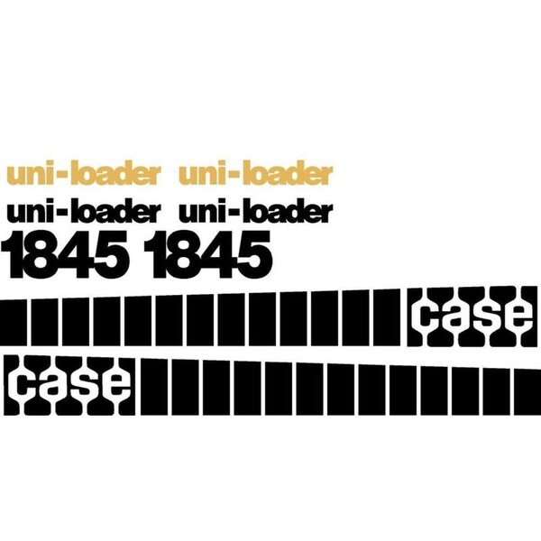 Aftermarket New Whole Decal Set w/ Uni-Loader Decals Fits Case ...