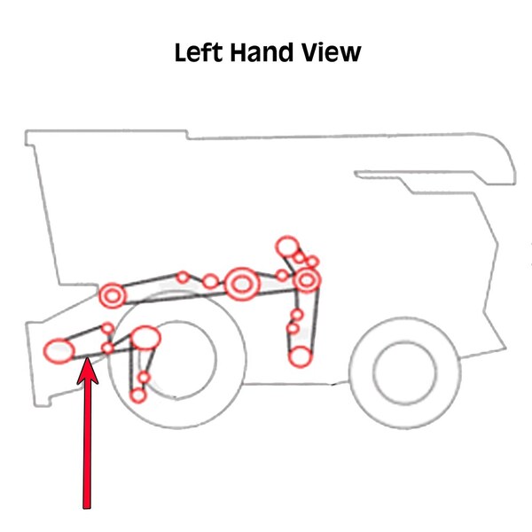 Aftermarket 403408D VariSpeed Reel Final Drive Belt Made for Mpl Moline ...